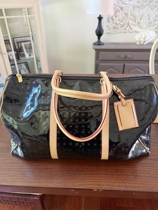 Arcadia | Bags | Arcadia Large Patent Leather Duffel | Poshmark